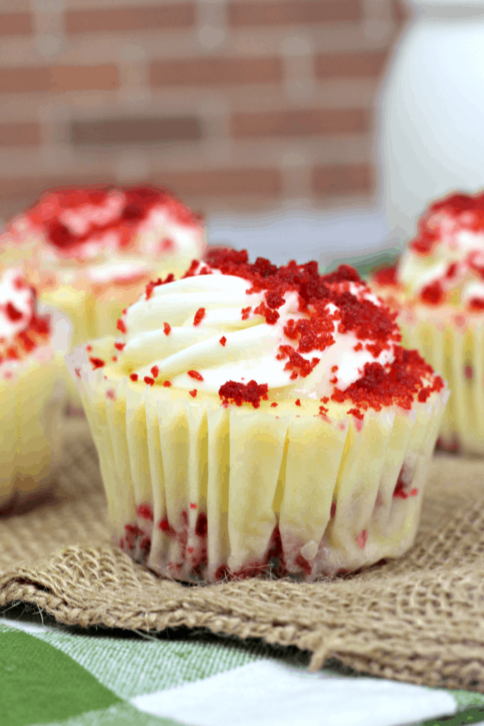 Mini Red Velvet Cheesecakes Recipe - Sweet Pea's Kitchen