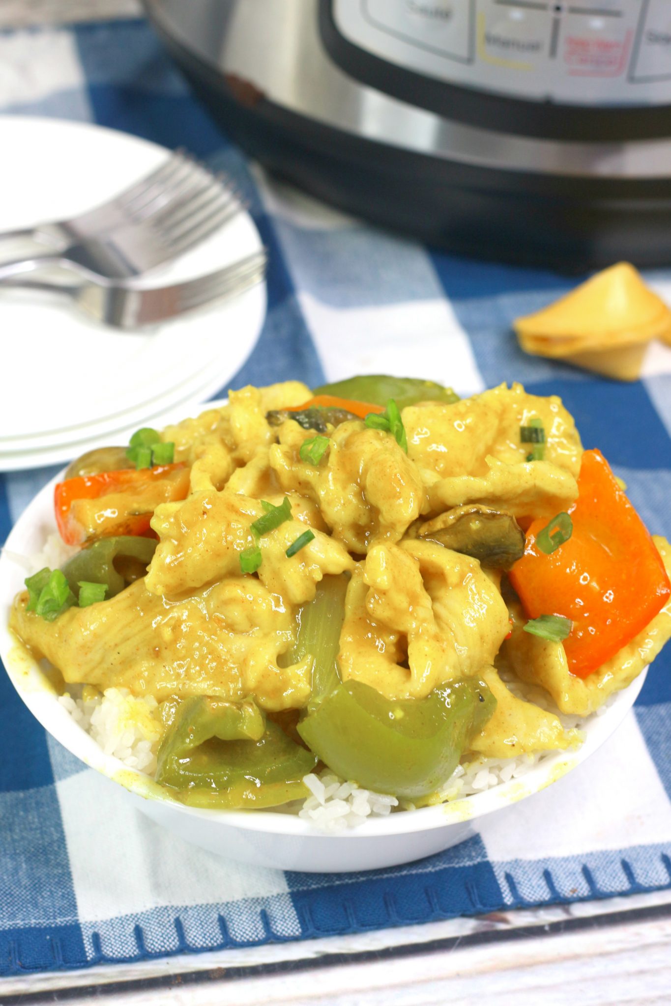 Instant Pot Chicken Curry and Rice Recipe - Sweet Pea's Kitchen