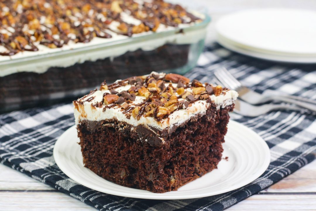 New York Super Fudge Chunk Cake - Sweet Pea's Kitchen