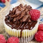 Mini Chocolate Raspberry Cheesecake - Sweet Pea's Kitchen