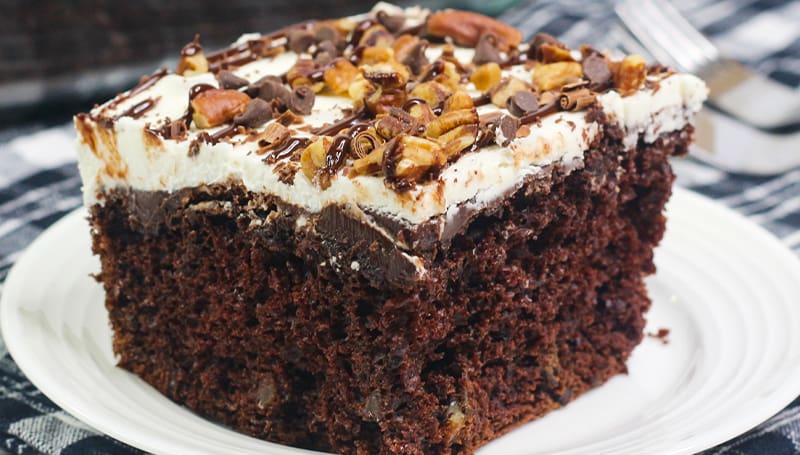 New York Super Fudge Chunk Cake - Sweet Pea's Kitchen