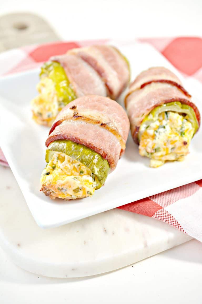 Bacon Wrapped Pickles - Sweet Pea's Kitchen