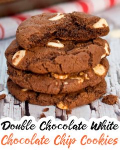 Double Chocolate White Chocolate Chip Cookies - Sweet Pea's Kitchen