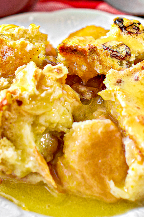 New Orleans Bread Pudding with Coconut Praline Sauce | Sweet Pea's Kitchen