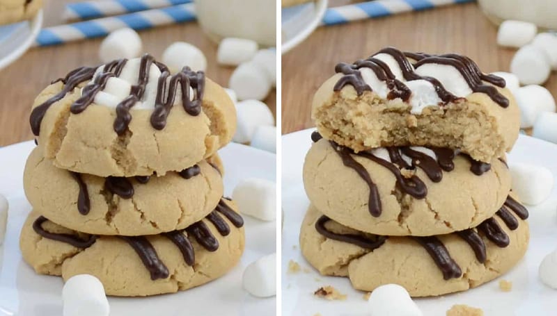 Fluffernutter Cookies - Sweet Pea's Kitchen