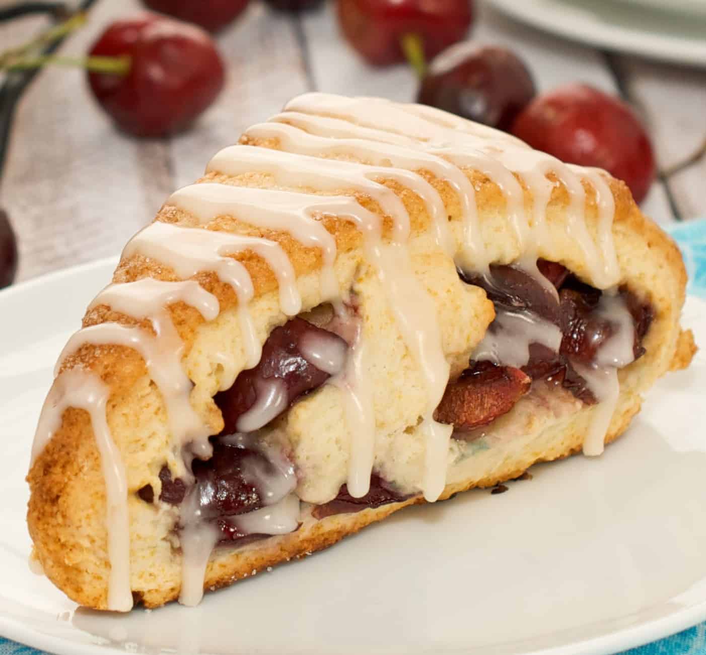 Fresh Cherry Scones - Sweet Pea's Kitchen