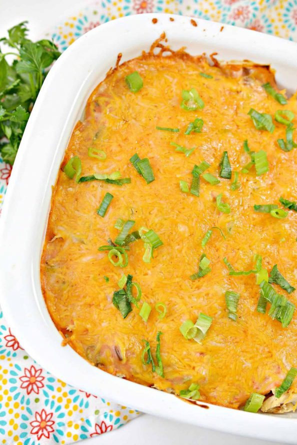 Salsa Chicken and Rice Casserole - Sweet Pea's Kitchen