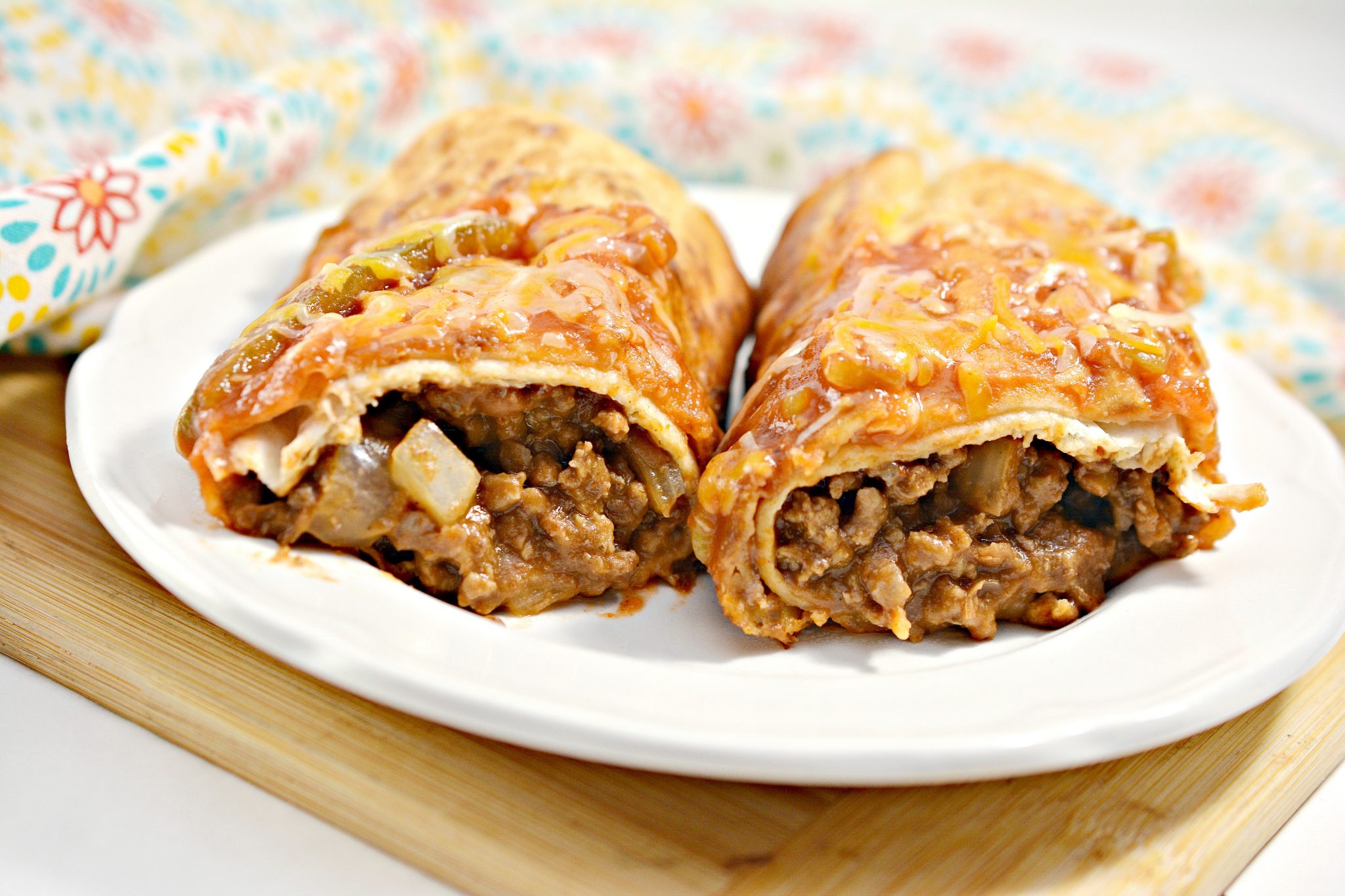Beef and Cheese Chimichangas - Sweet Pea's Kitchen