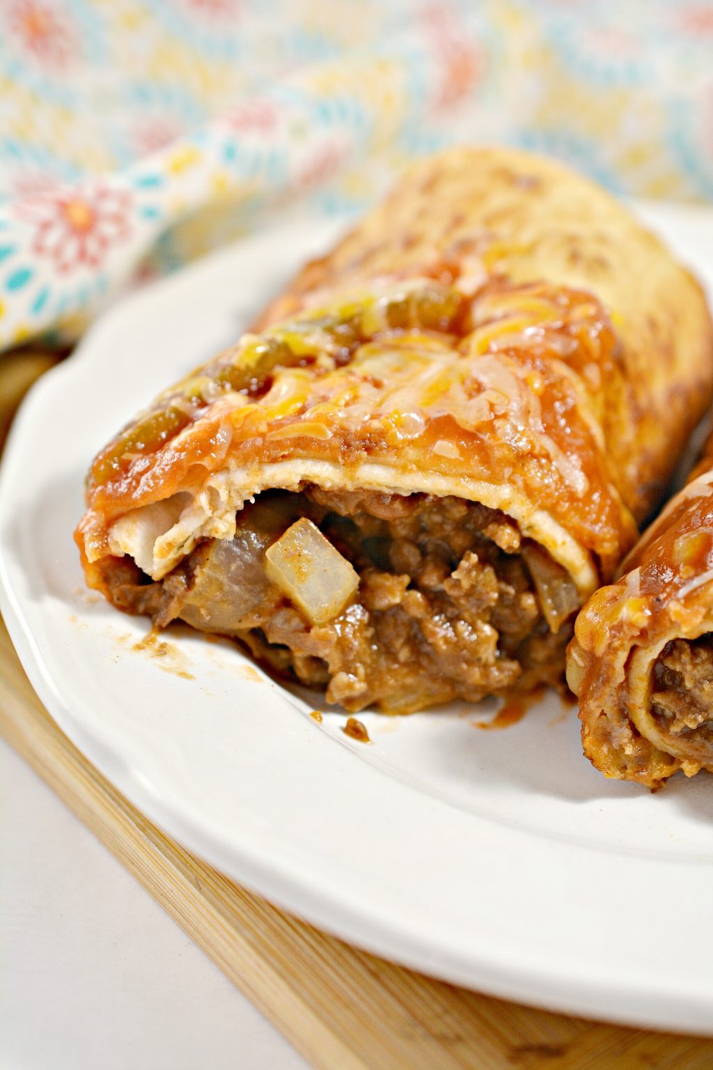 Beef and Cheese Chimichangas - Sweet Pea's Kitchen