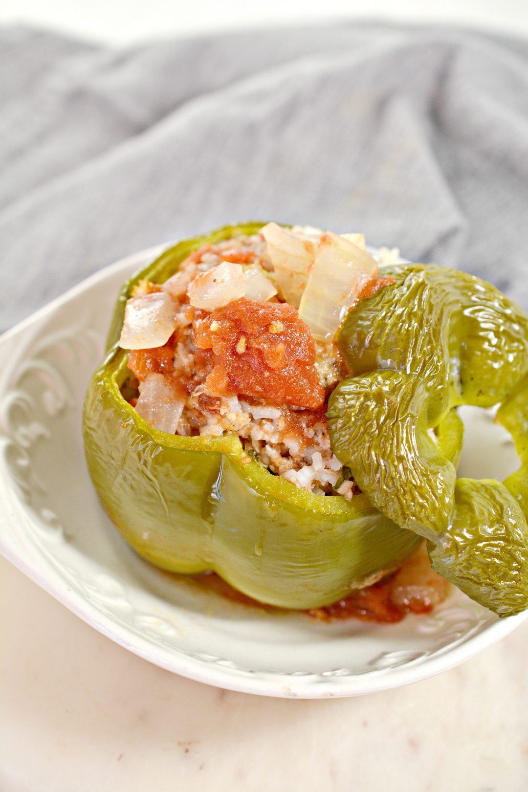 Beef and Rice Stuffed Peppers - Sweet Pea's Kitchen