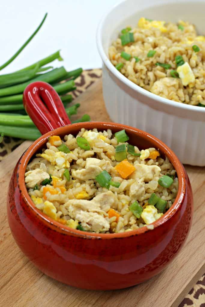 Clean Eating Chicken Fried Rice - Sweet Pea's Kitchen
