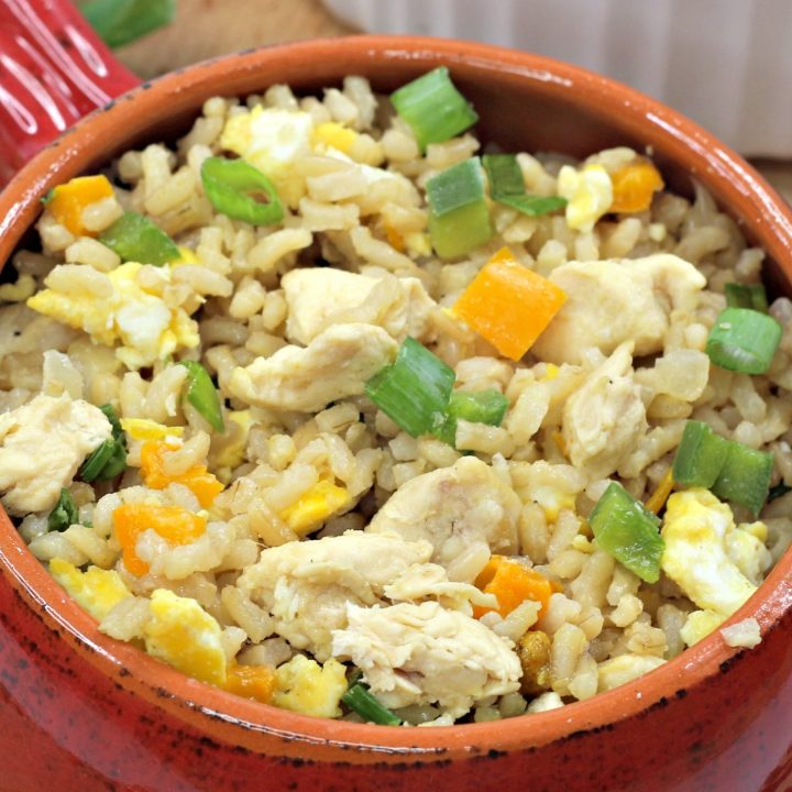Clean Eating Chicken Fried Rice - Sweet Pea's Kitchen