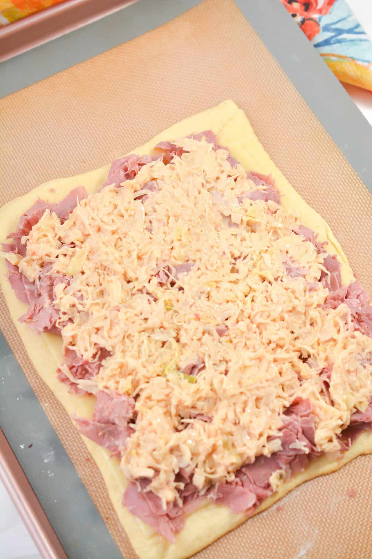 Reuben Crescent Bake - Sweet Pea's Kitchen