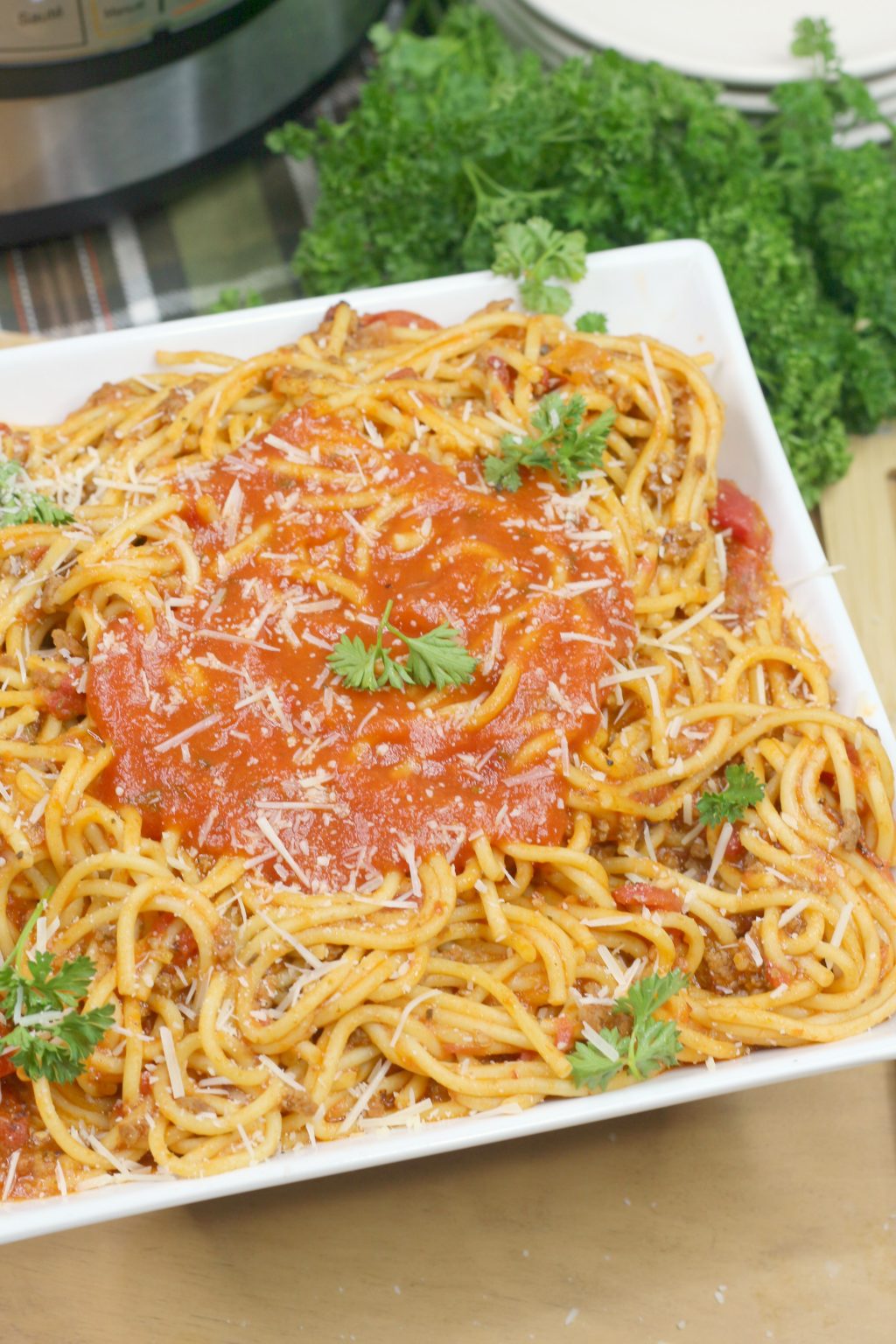 Easy Instant Pot Spaghetti Recipe - Sweet Pea's Kitchen