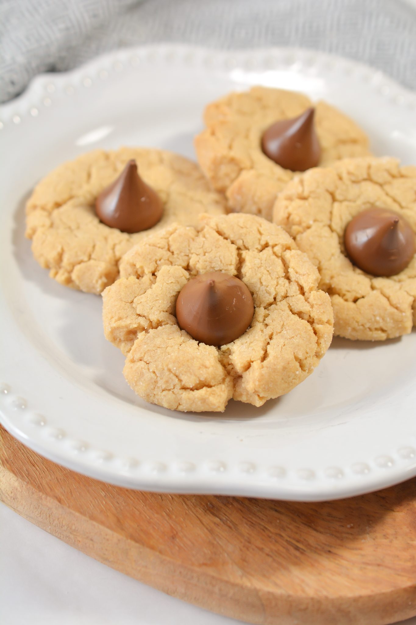 Peanut Butter Hershey Kiss Cookies - Sweet Pea's Kitchen