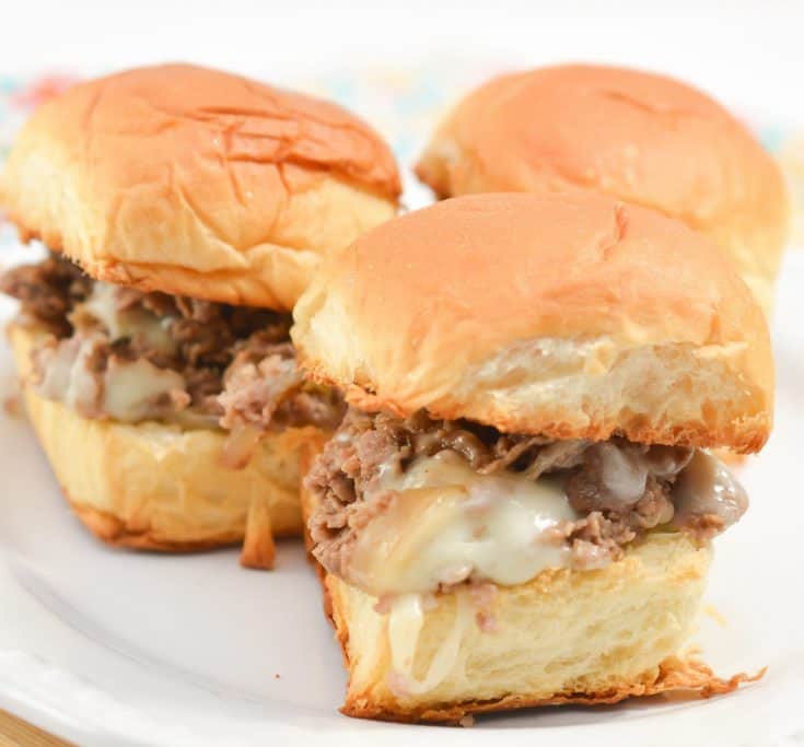 Philly Cheesesteak Sliders - Sweet Pea's Kitchen