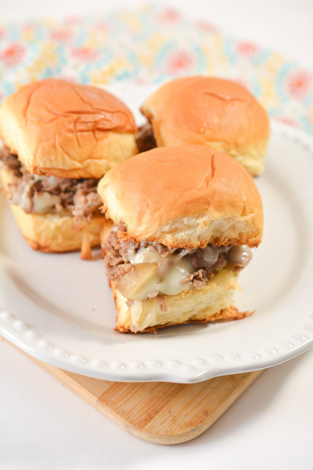 Philly Cheesesteak Sliders - Sweet Pea's Kitchen