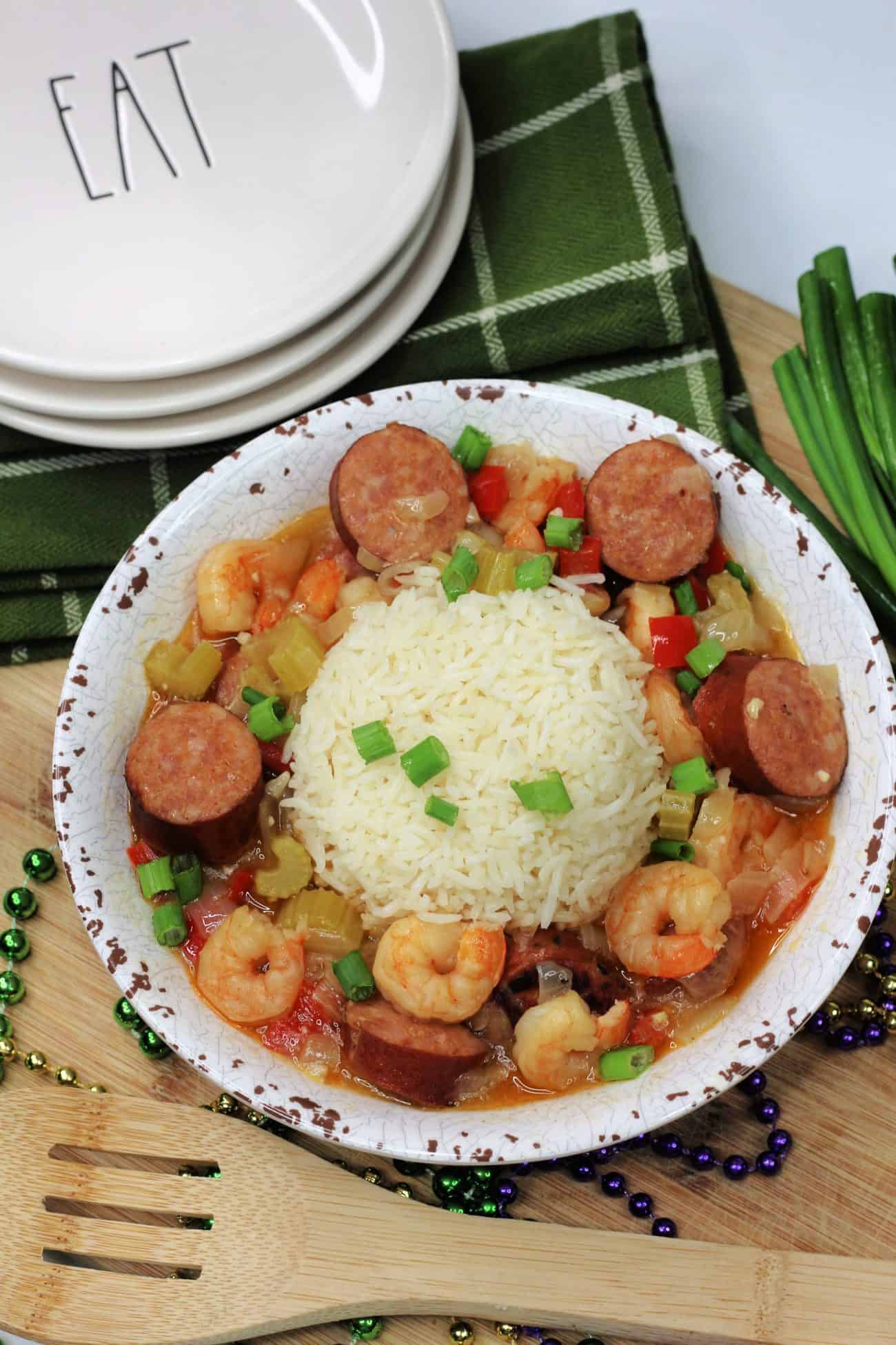 Shrimp and Sausage Gumbo - Sweet Pea's Kitchen