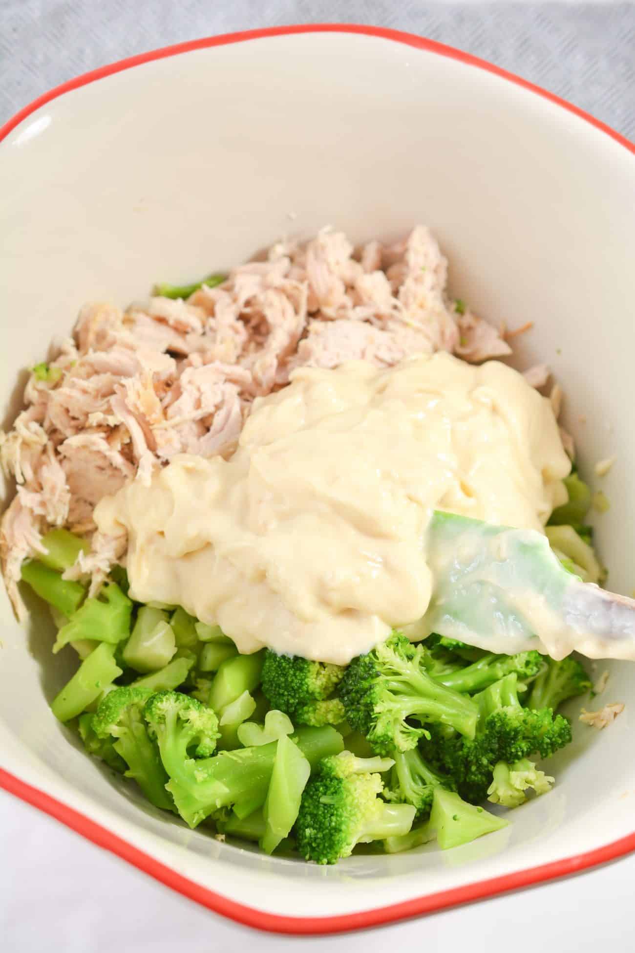 Cheesy Chicken Broccoli Stuffing Bake - Sweet Pea's Kitchen