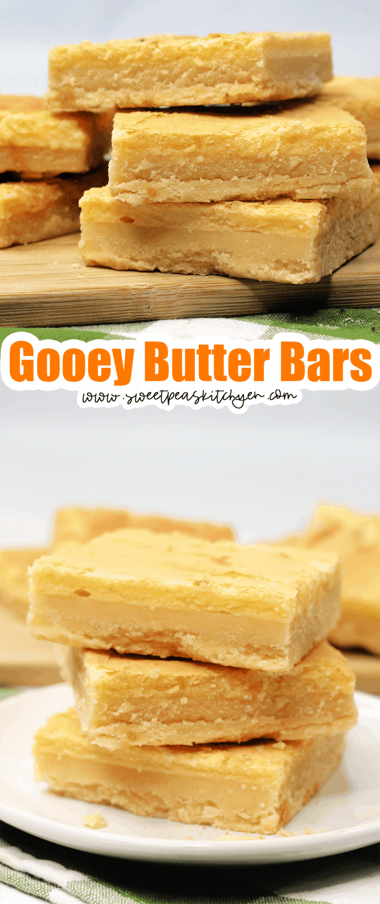 Gooey Butter Bars - Sweet Pea's Kitchen