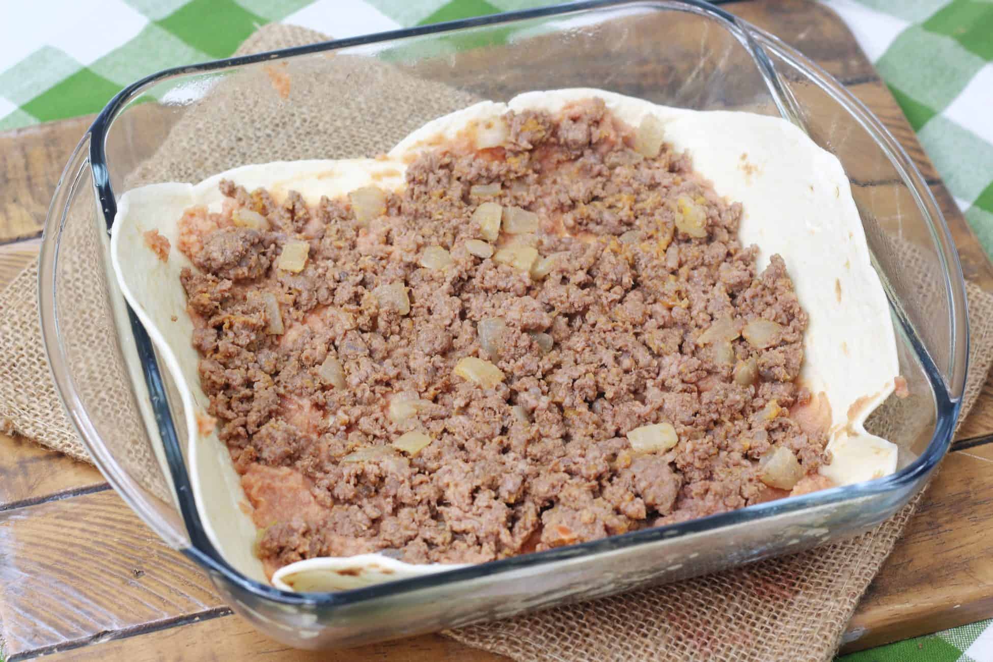 Layered Mexican Tortilla Casserole - Sweet Pea's Kitchen