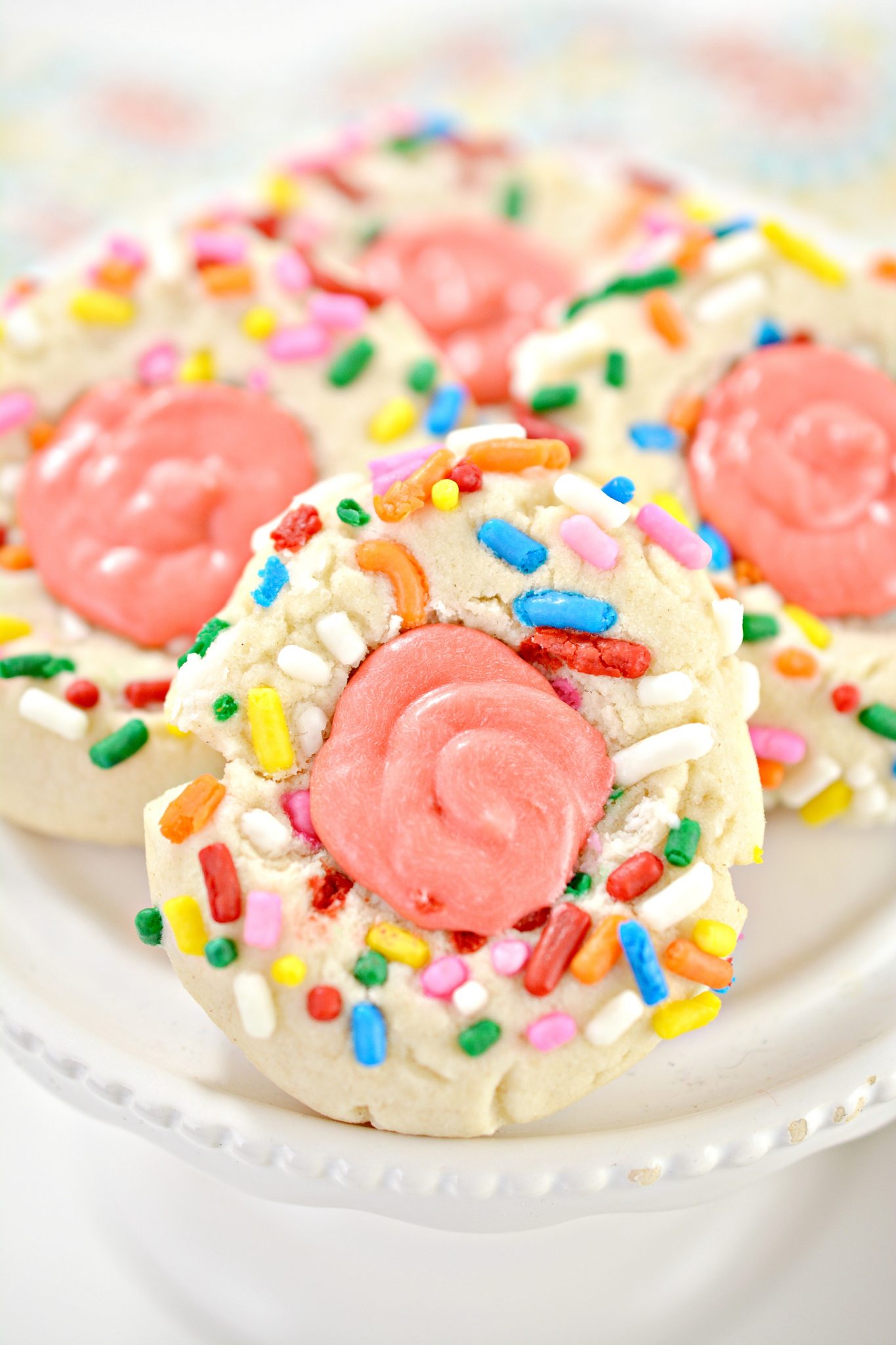 Thumbprint Cookie Recipe with Icing Filling - Sweet Pea's Kitchen