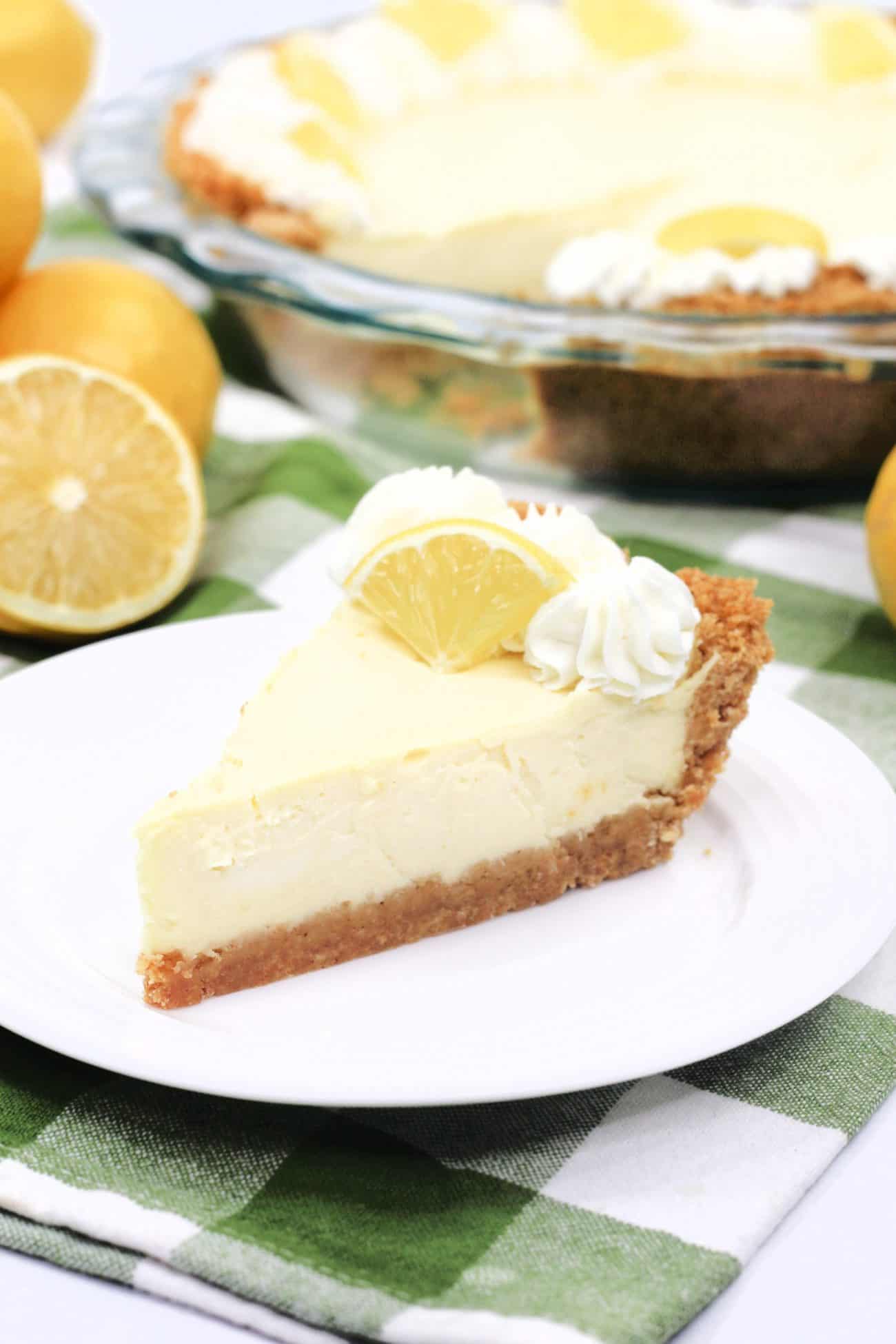 Cream Cheese Lemonade Pie - Sweet Pea's Kitchen