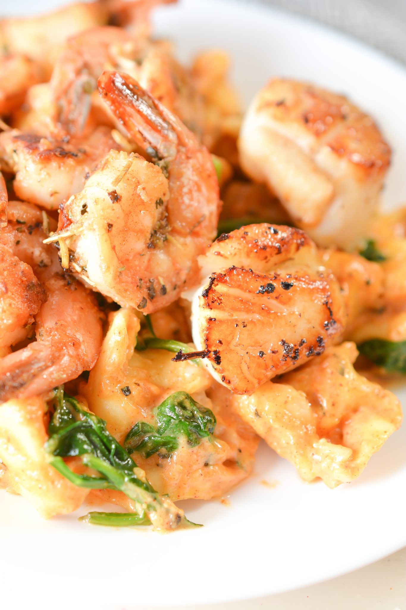 Creole Garlic Alfredo with Cheese Stuffed Tortellini - Sweet Pea's Kitchen