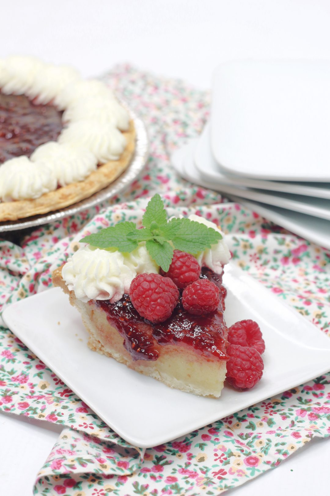 Old Fashioned Raspberry Chess Pie - Sweet Pea's Kitchen