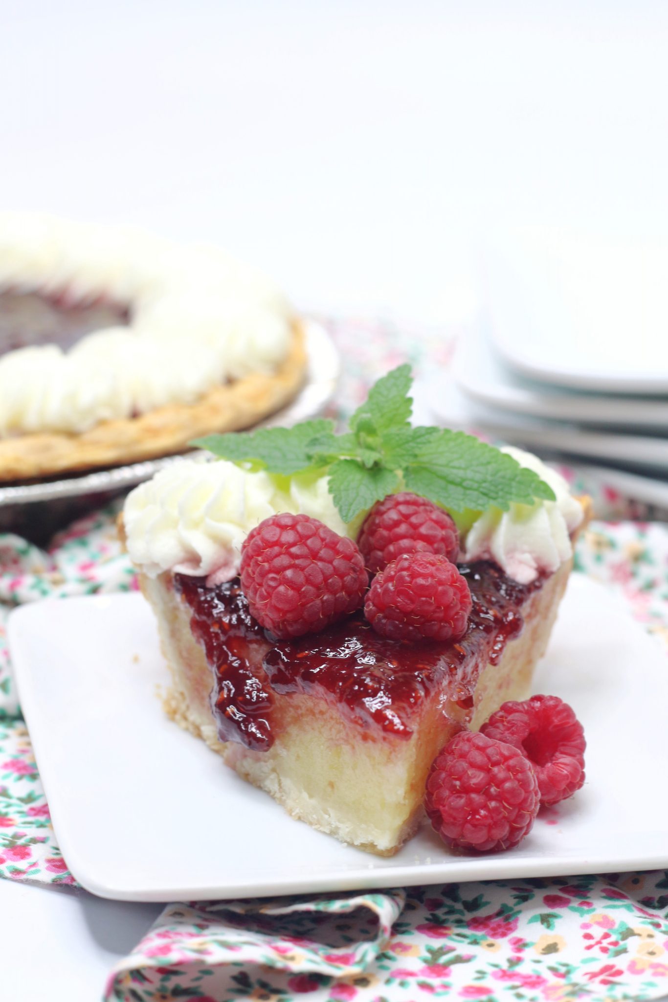 Old Fashioned Raspberry Chess Pie - Sweet Pea's Kitchen