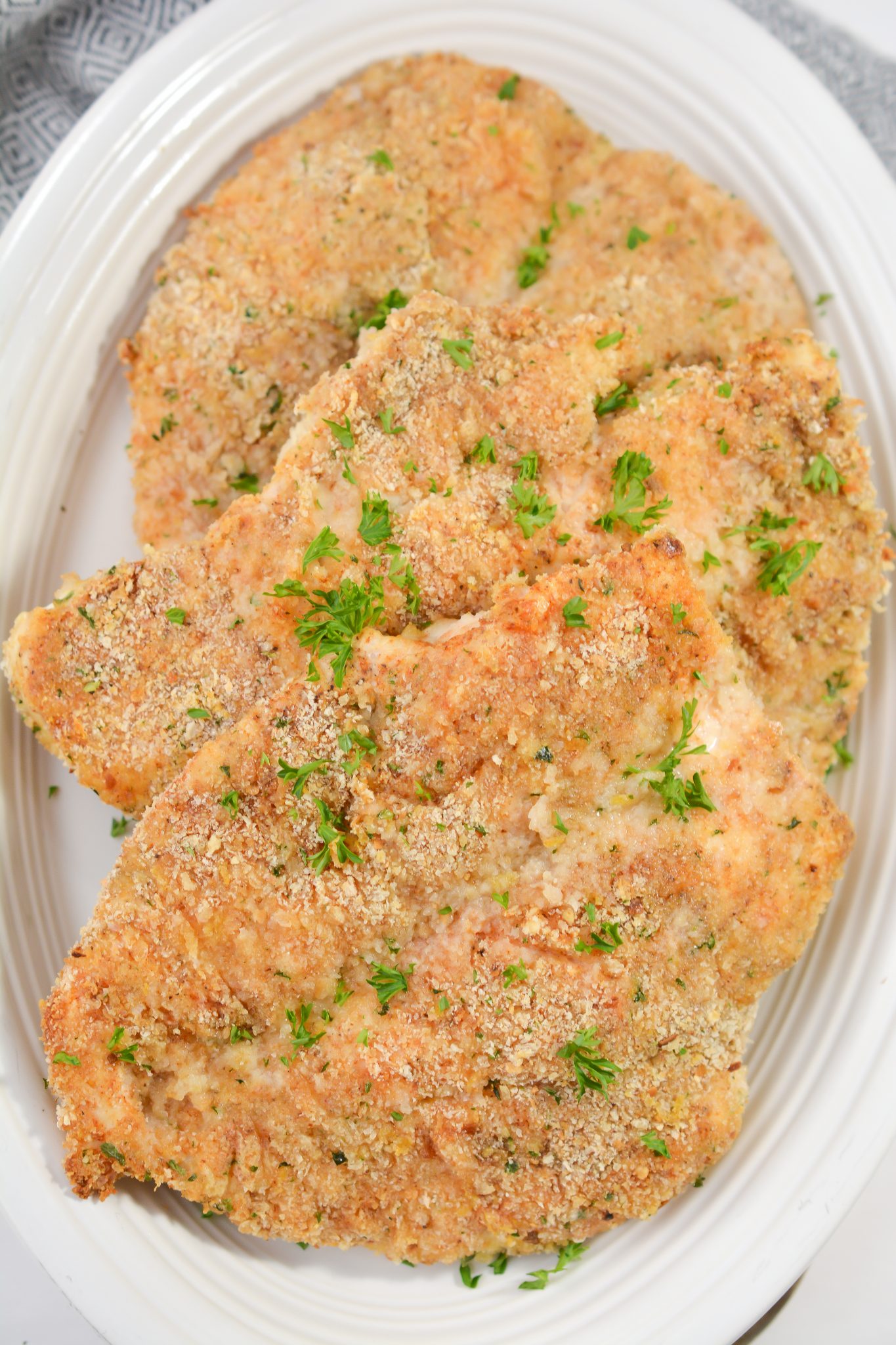 Baked Chicken Schnitzel - Sweet Pea's Kitchen