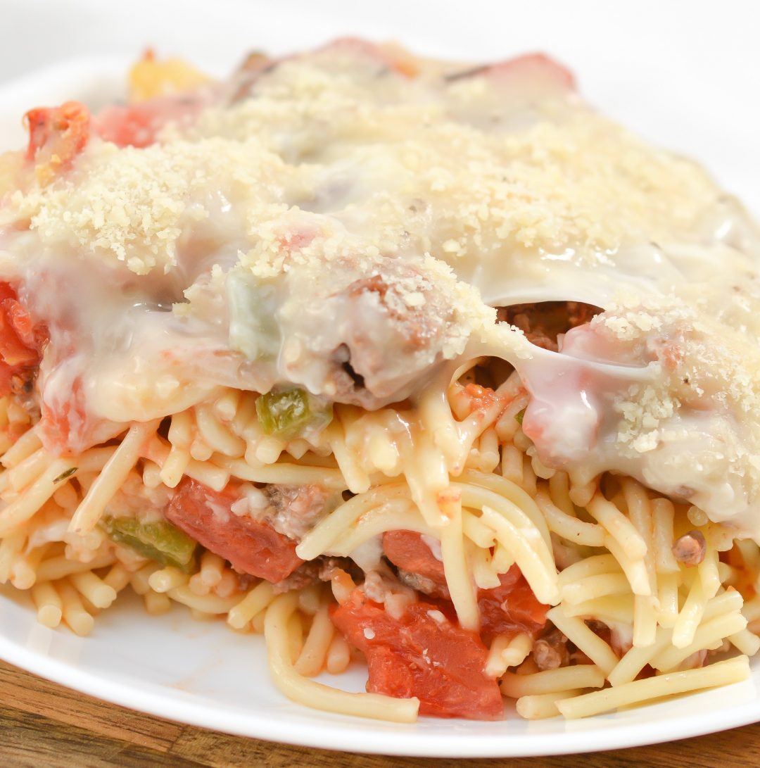 Baked Spaghetti - Sweet Pea's Kitchen