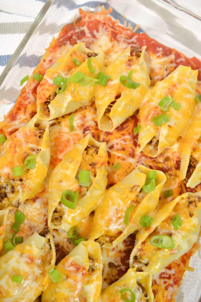 Pasta Shells with Ground Beef - Sweet Pea's Kitchen