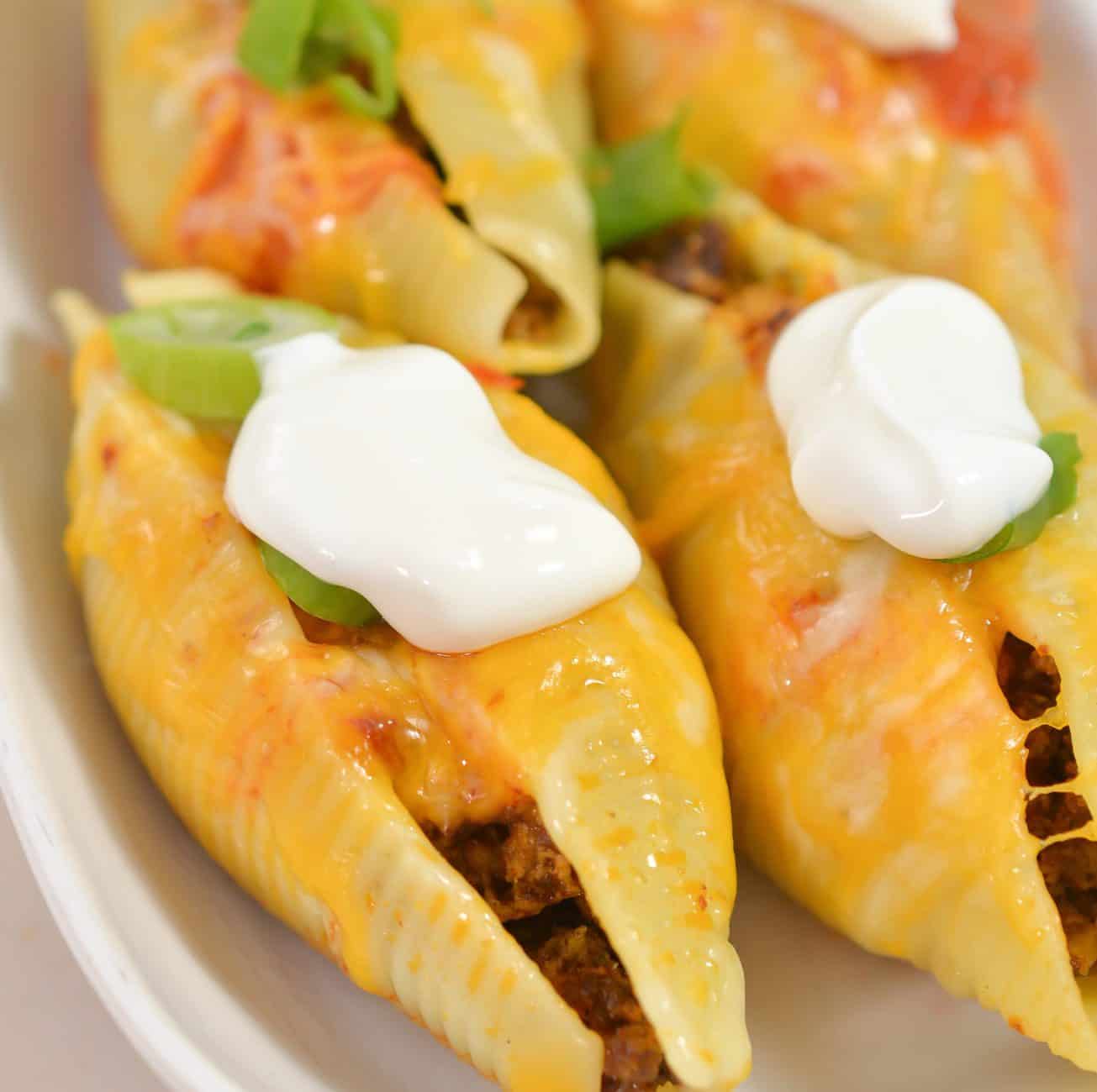Mexican Stuffed Shells - Sweet Pea's Kitchen