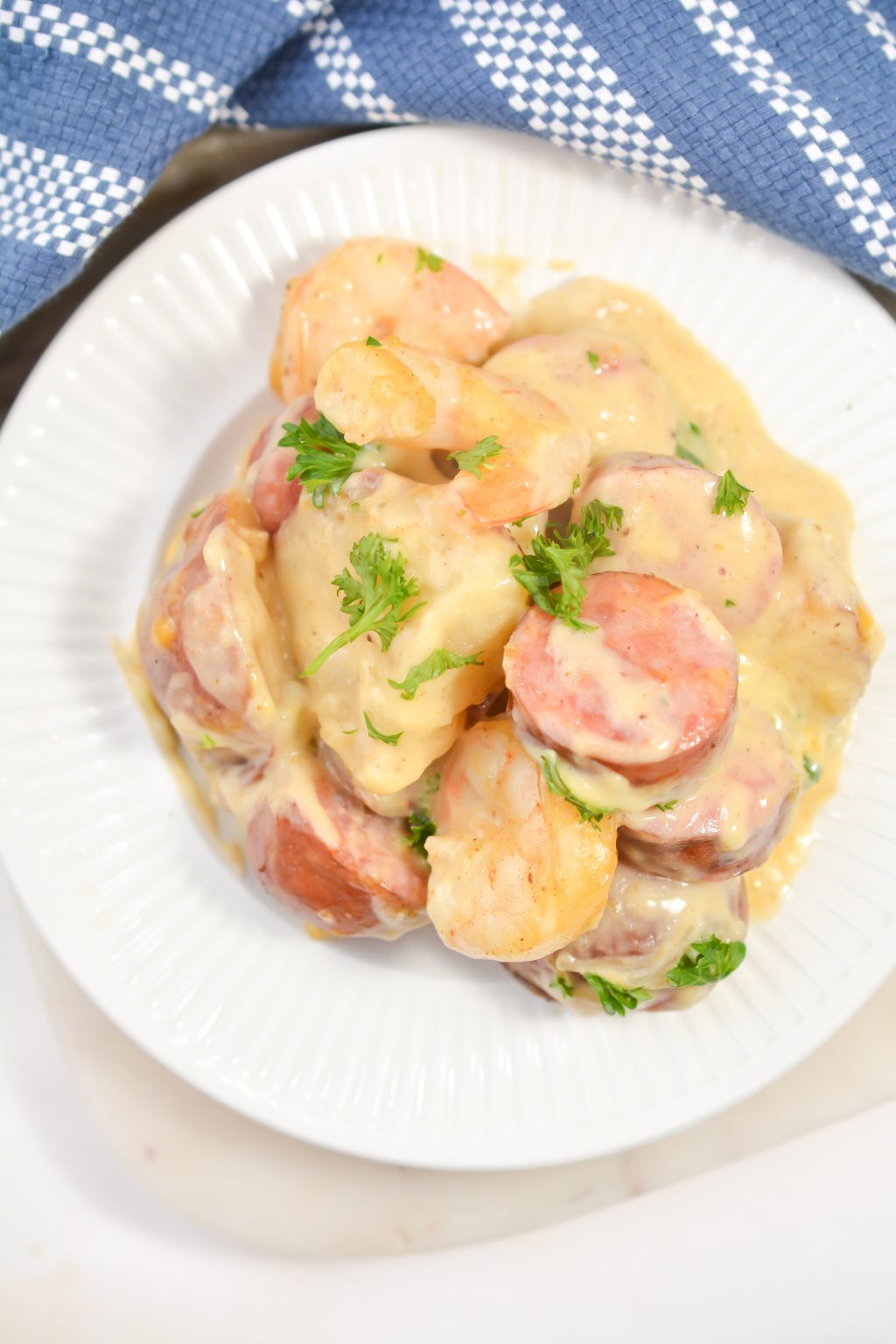 Seafood Loaded Potato Pan - Sweet Pea's Kitchen