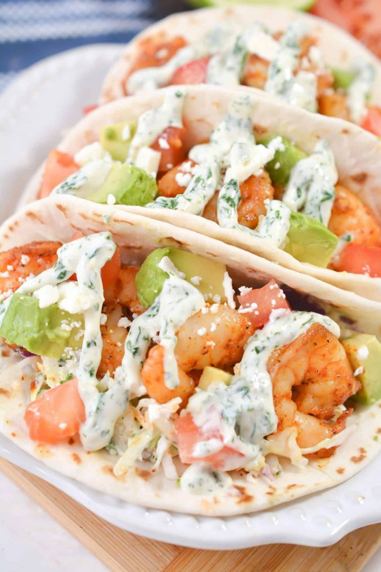 Best Ever Shrimp Tacos - Sweet Pea's Kitchen