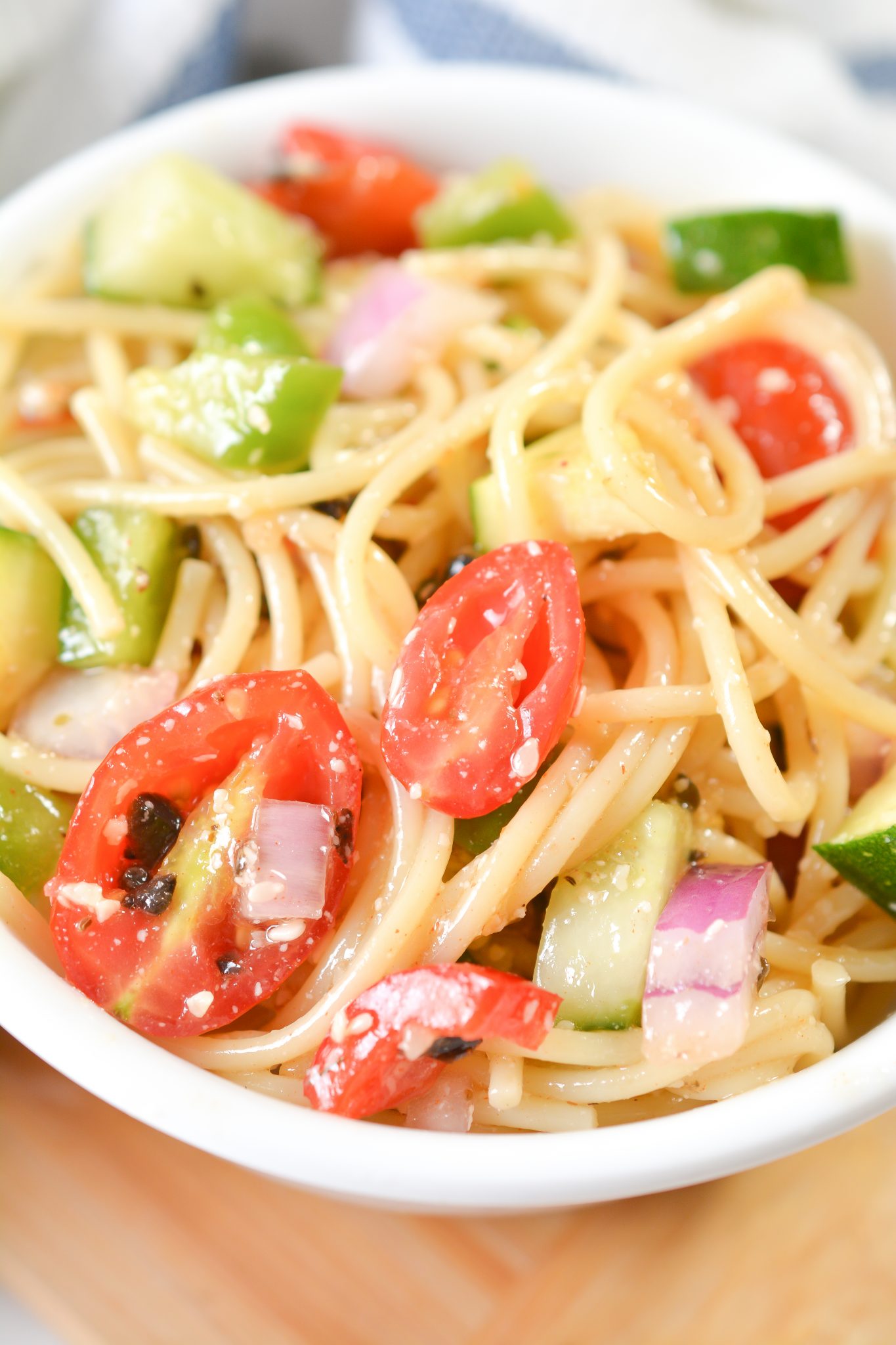 California Spaghetti Salad - Sweet Pea's Kitchen