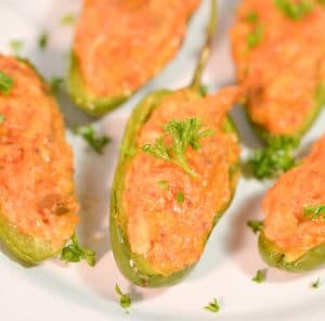Chicken Stuffed Jalapenos - Sweet Pea's Kitchen