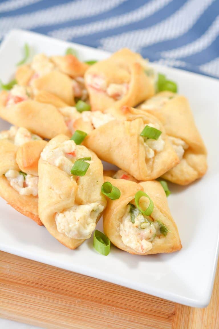 Crab and Cream Cheese Filled Crescent Rolls - Sweet Pea's Kitchen