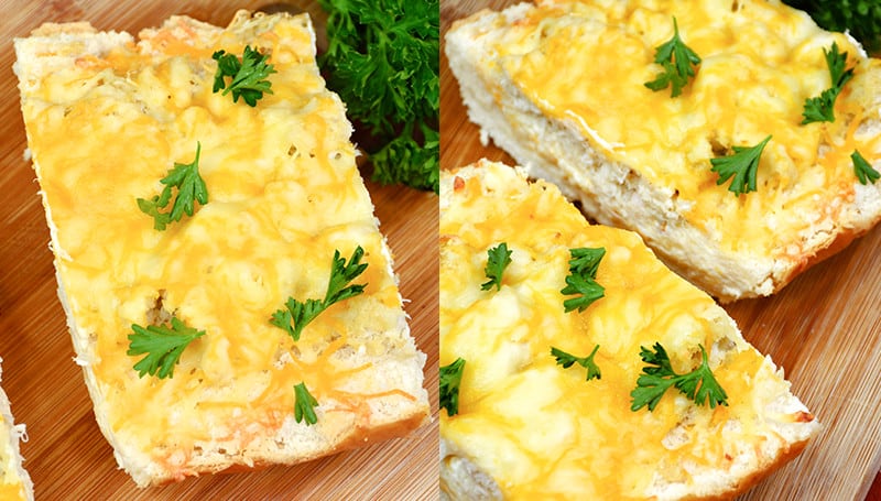 Cracked Crab Cheese Bread - Sweet Pea's Kitchen