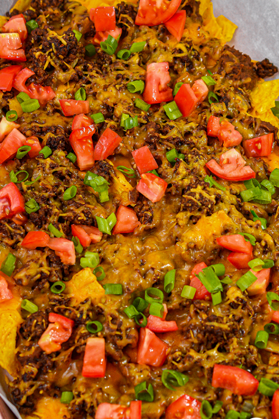 Ultimate Spicy Beef Nachos - Sweet Pea's Kitchen