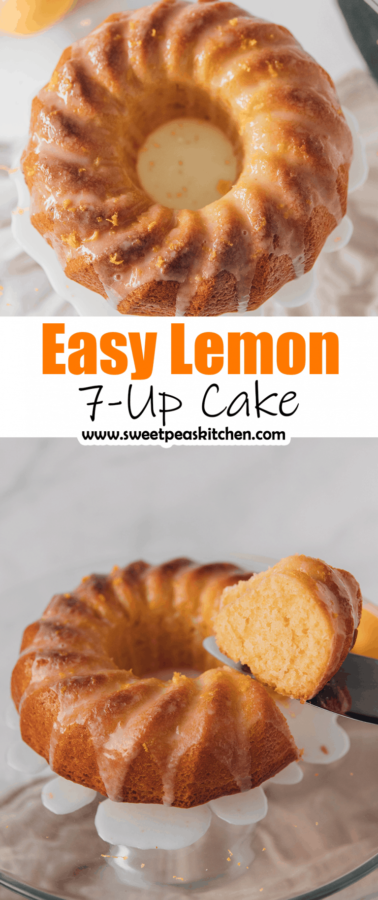 Lemon 7-Up Cake - Sweet Pea's Kitchen