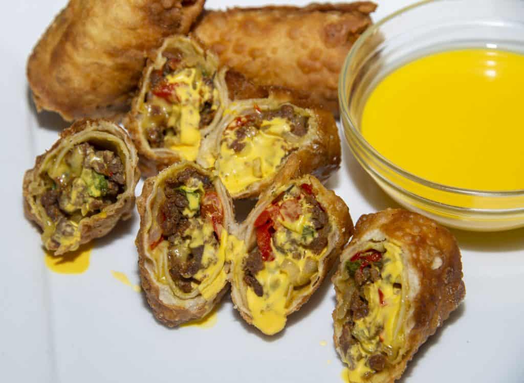 Nacho Egg Rolls - Sweet Pea's Kitchen