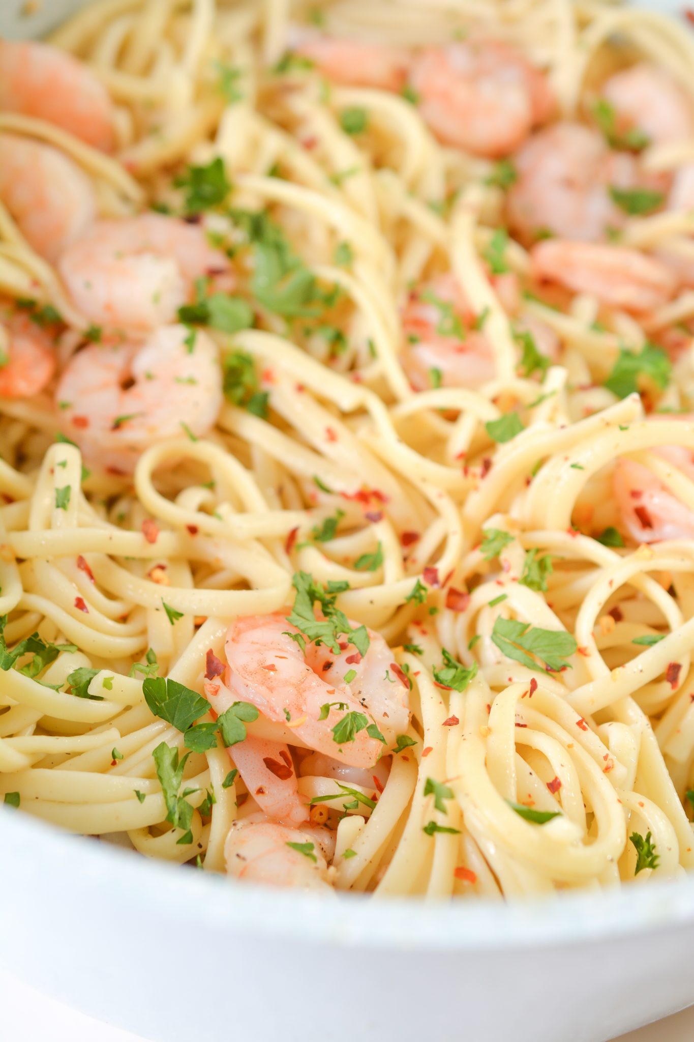 Baked Shrimp Linguini - Sweet Pea's Kitchen