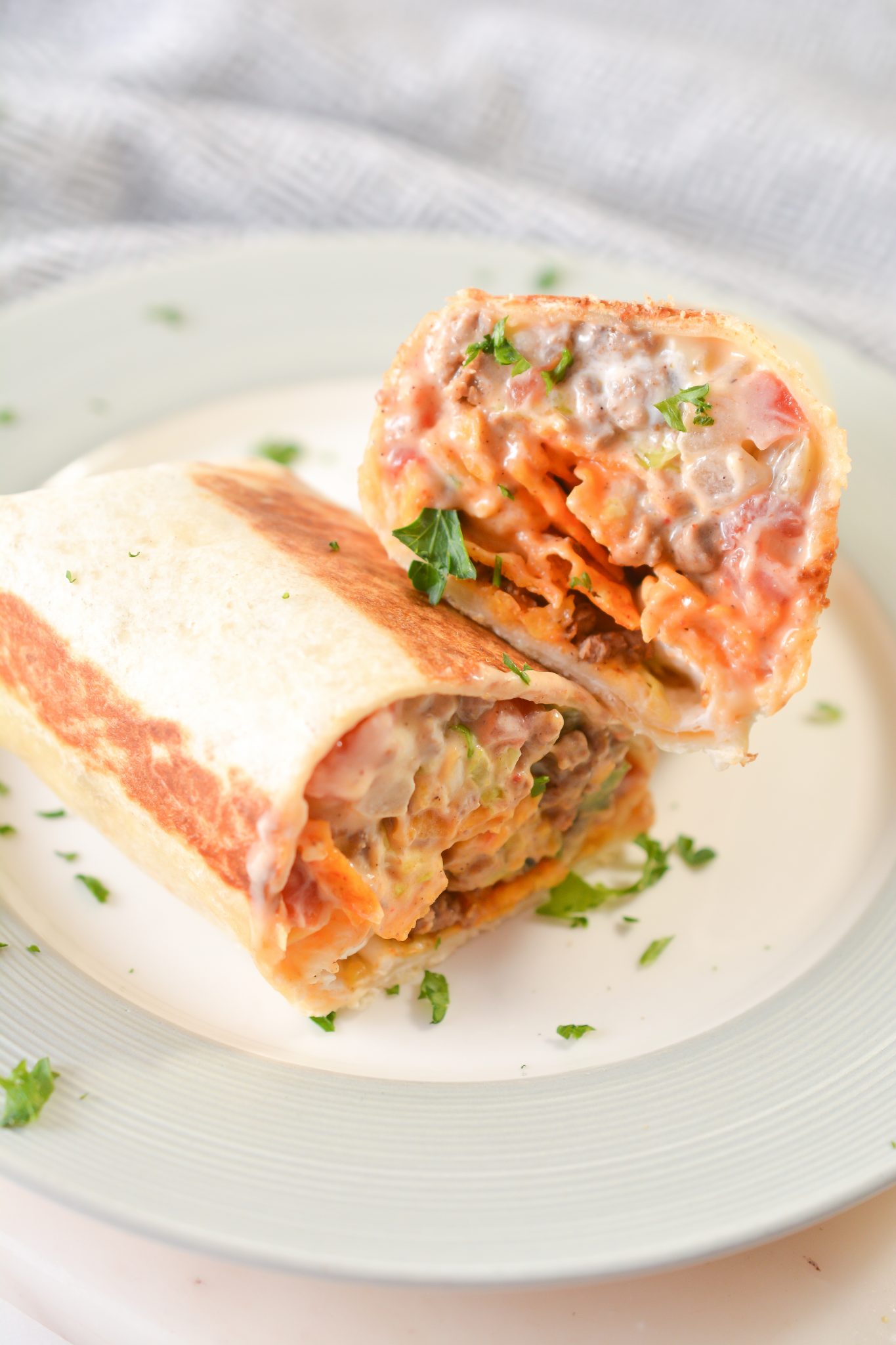 Beefy Nacho Cheese Wrap - Sweet Pea's Kitchen