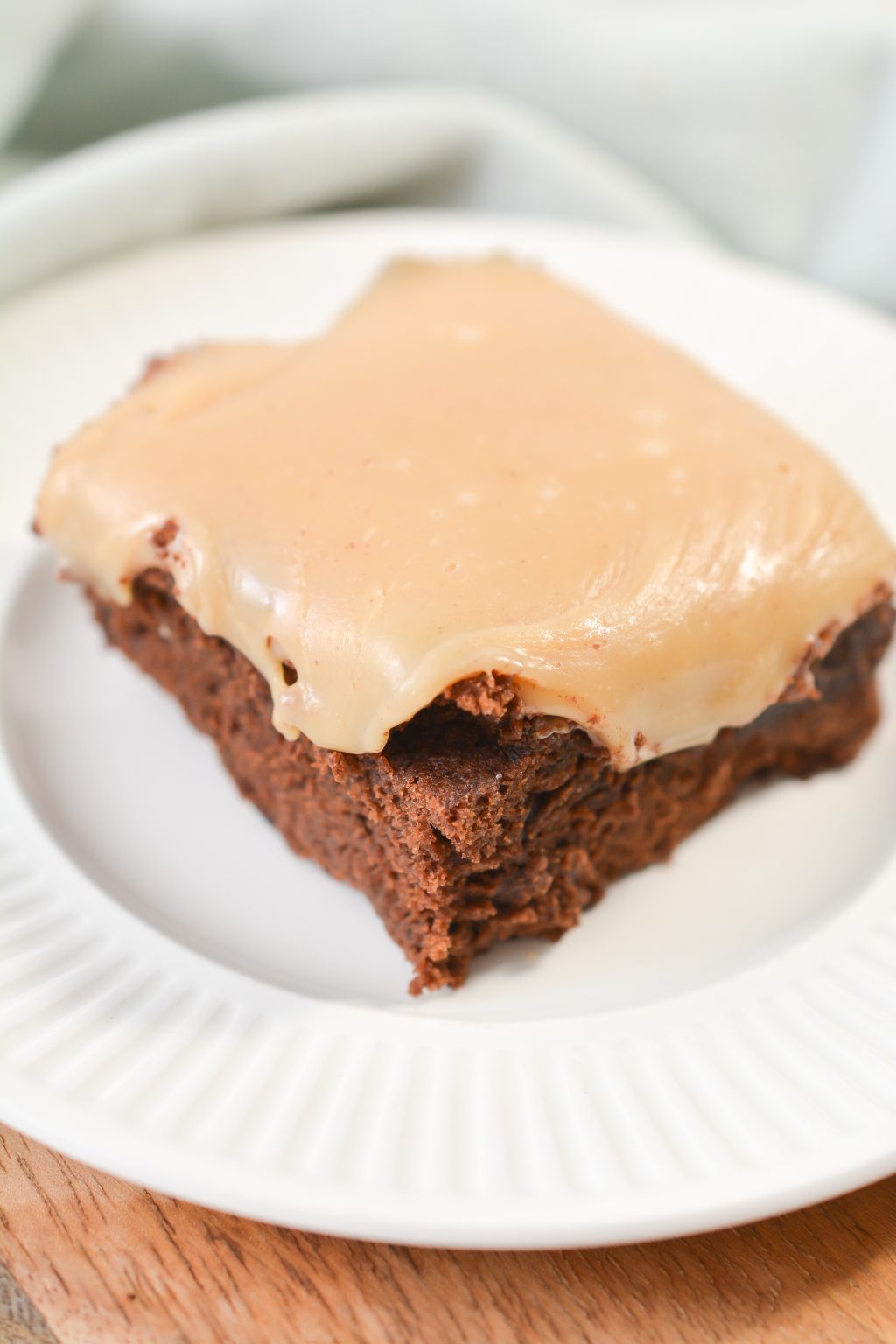 Brownies with Peanut Butter Fudge Frosting - Sweet Pea's Kitchen