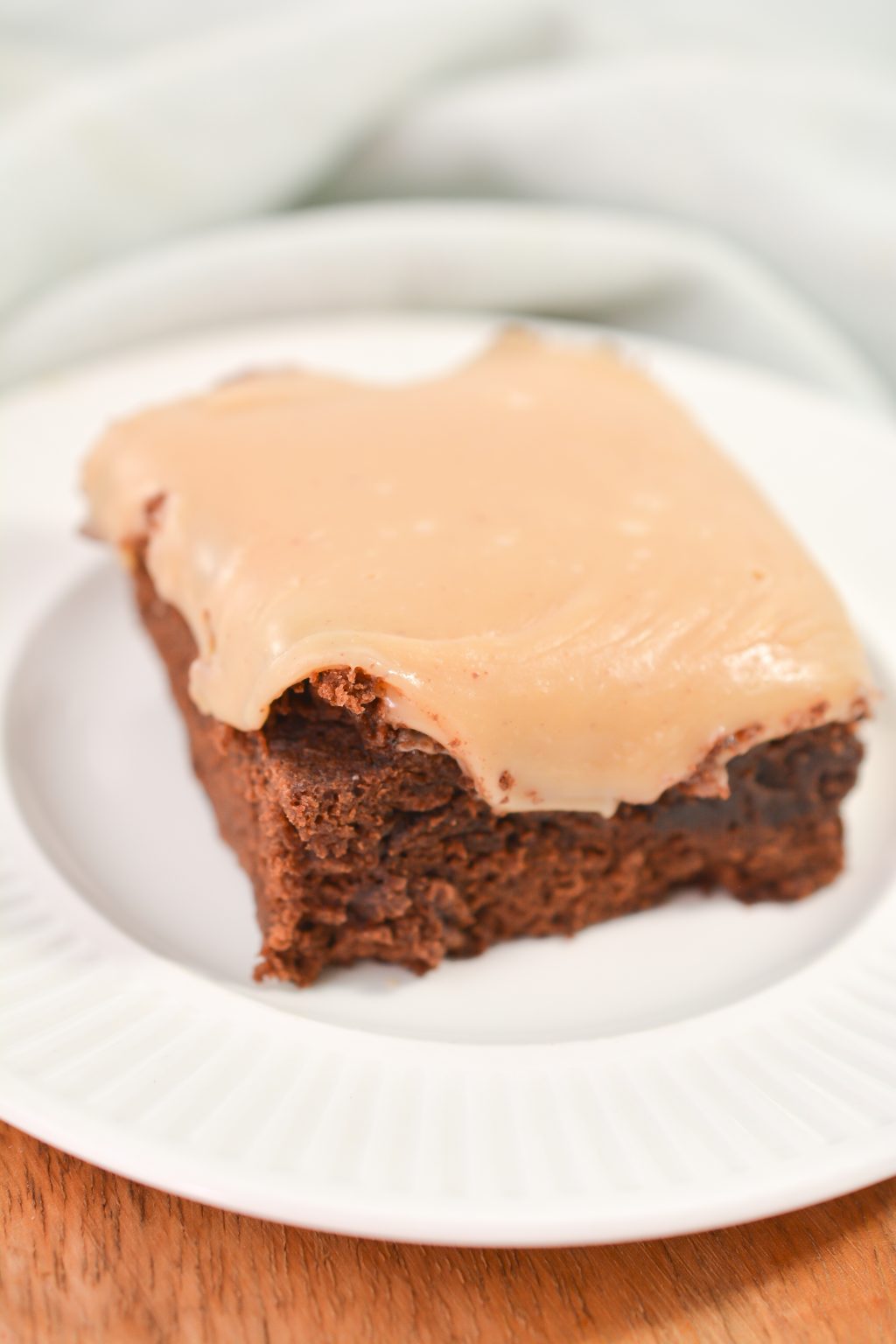 Brownies with Peanut Butter Fudge Frosting - Sweet Pea's Kitchen