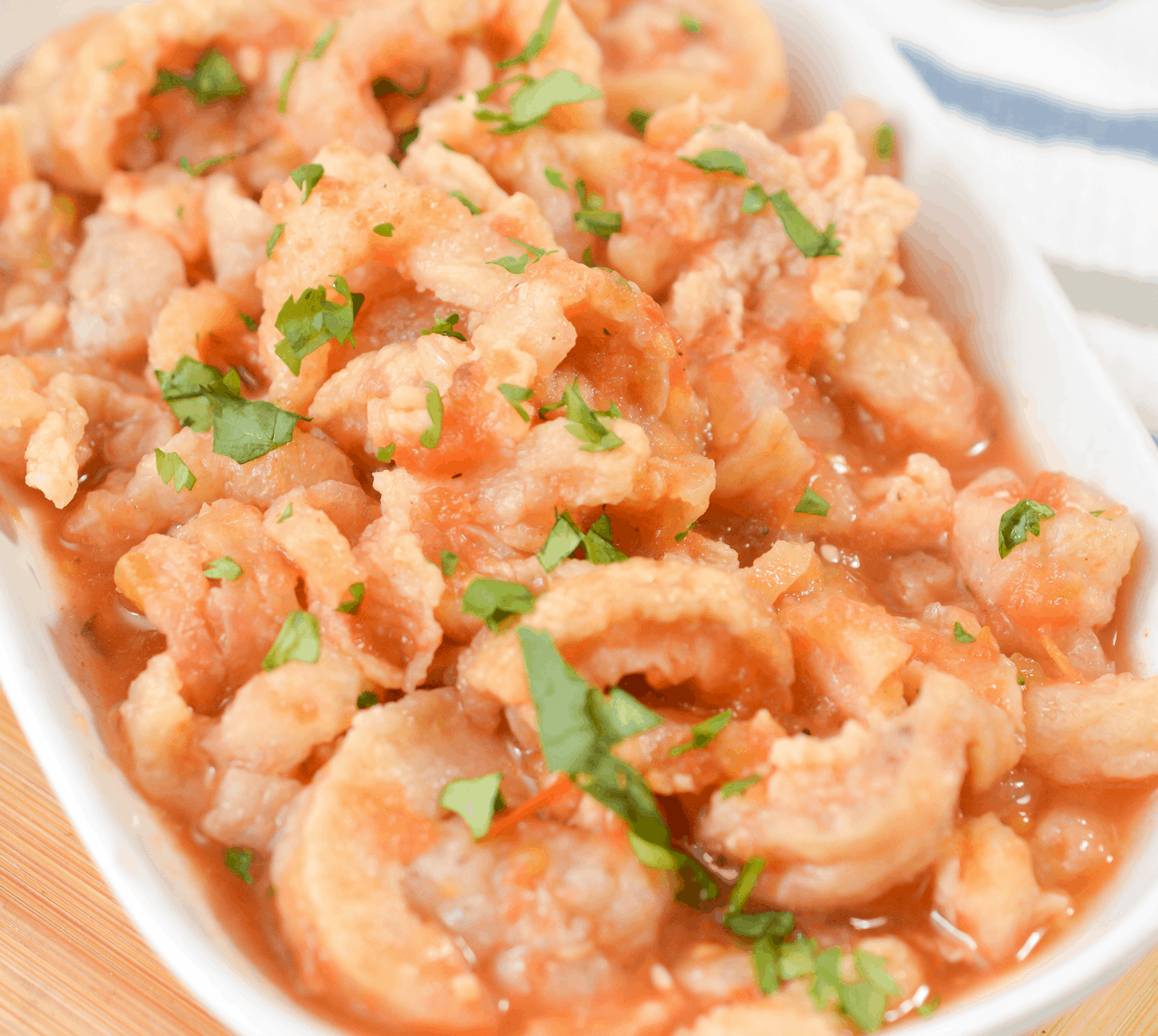 Chicharron in Red Salsa - Sweet Pea's Kitchen