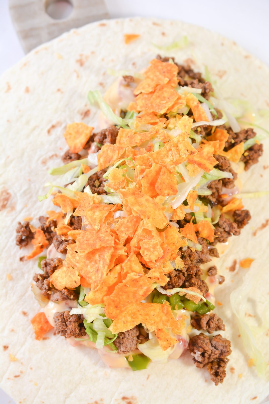 Beefy Nacho Cheese Wrap - Sweet Pea's Kitchen