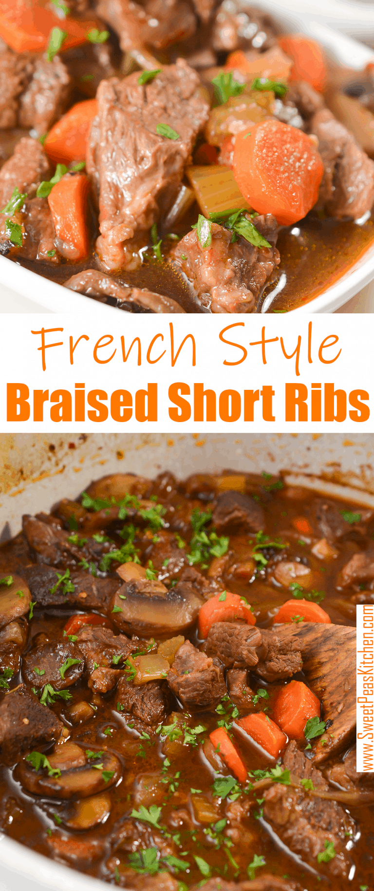 French Style Braised Short Ribs - Sweet Pea's Kitchen